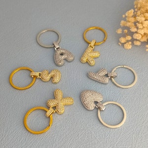 Custom Bubble Letter Keychains • 3D Letter Keychains • Personalized ...