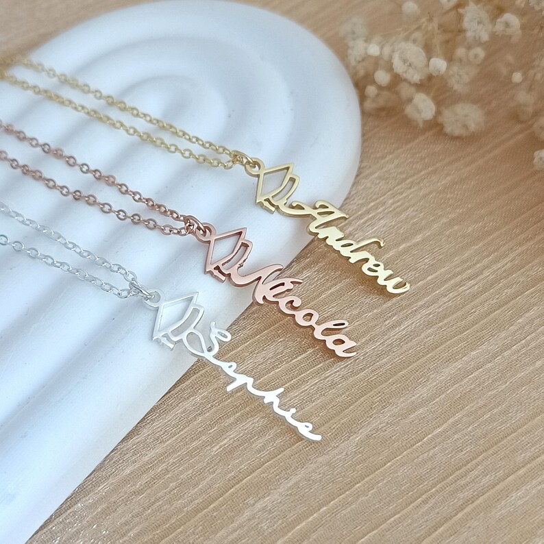 Personalized Graduation Necklace With Graduate's Name • Graduation ...