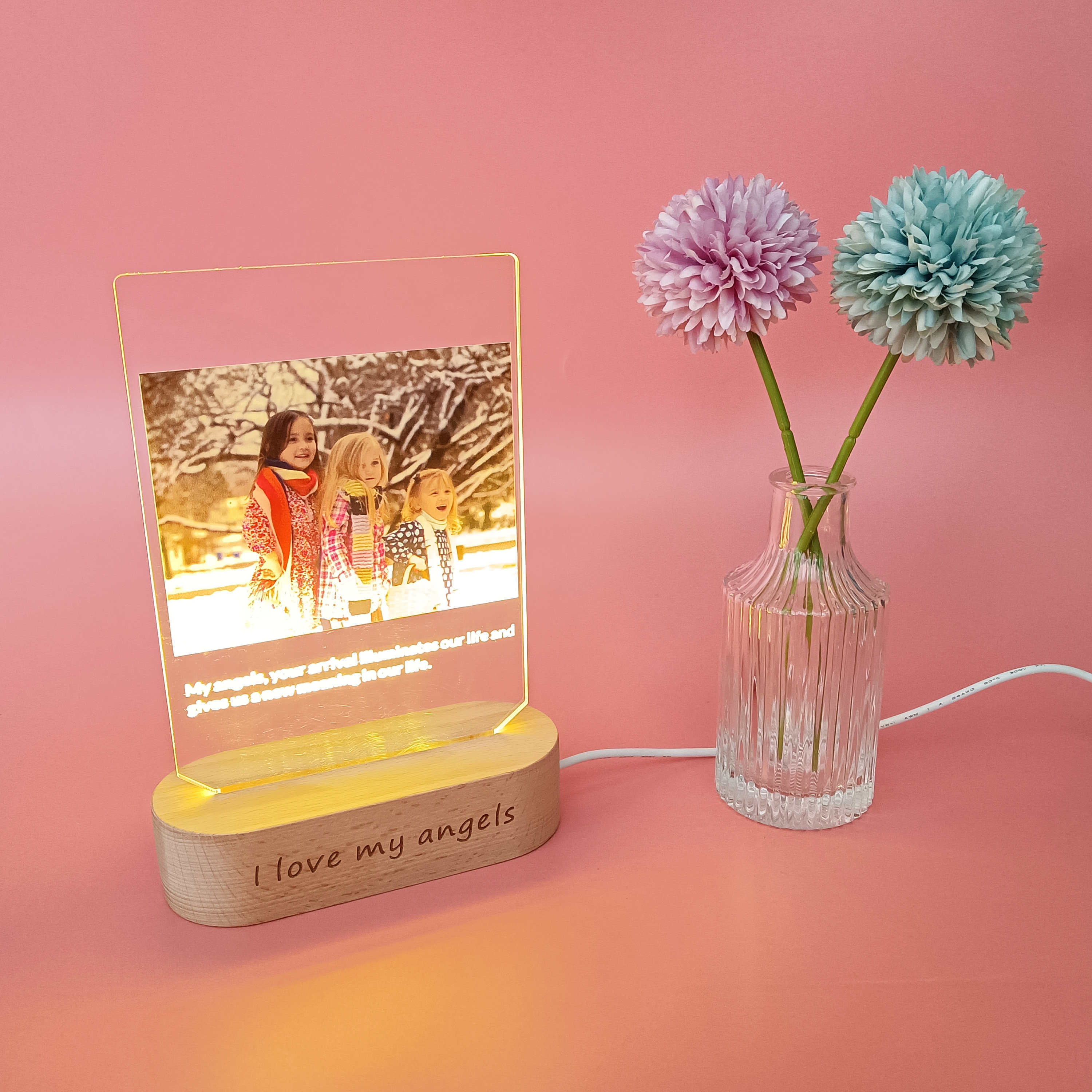 Photo Custom Acrylic Light Photo Custom Lightspersonalized - Etsy