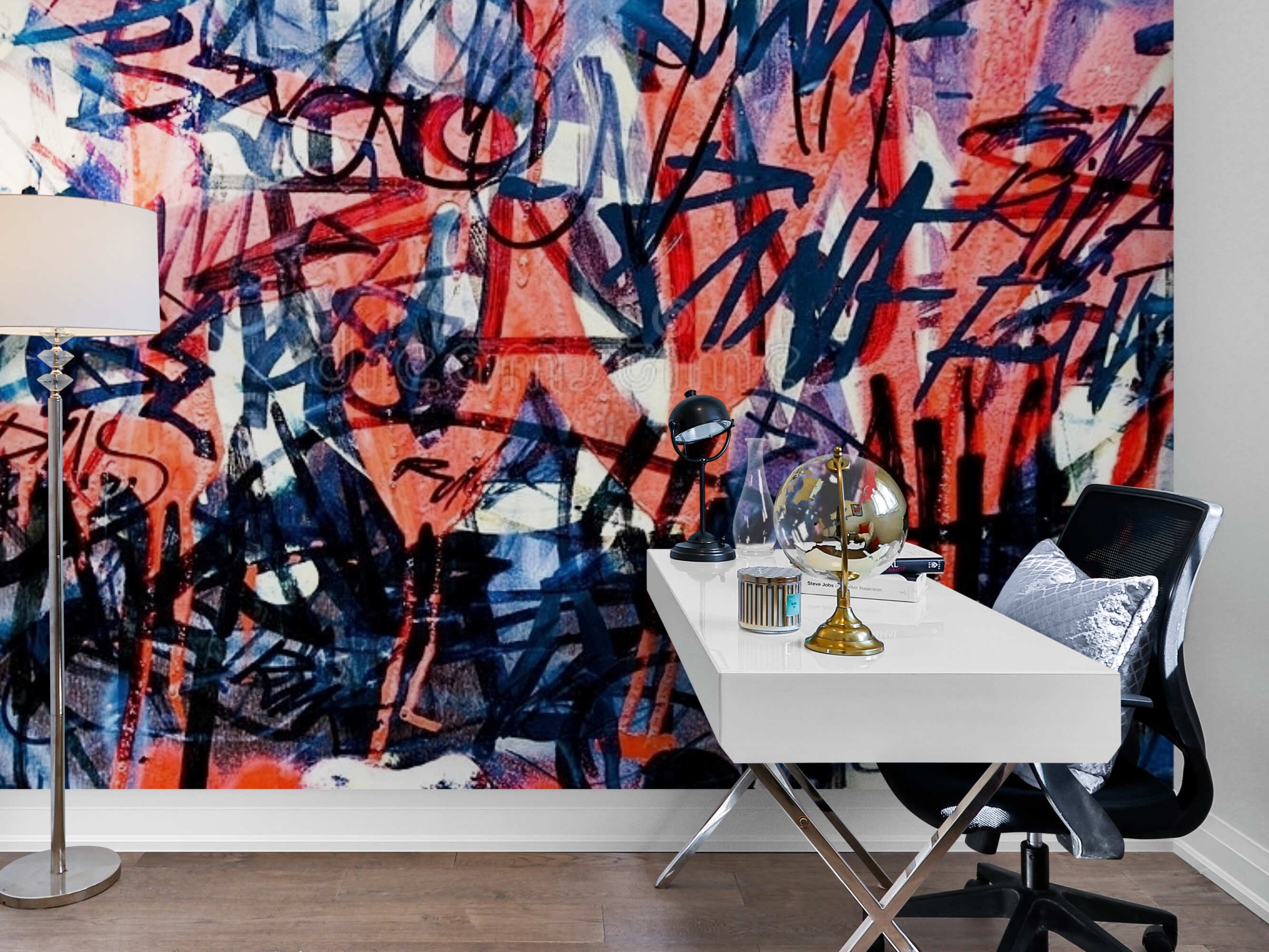 Art Graffiti Wallpaper Wall Mural Graffiti Wall Paper Adhesive - Etsy