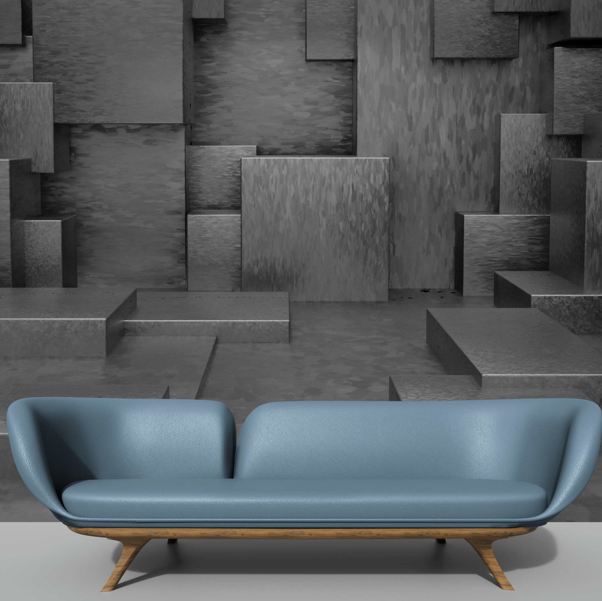 Gray 3D Wallpaper Art Deco 3d Wall Mural 3D Wallpaper - Etsy UK