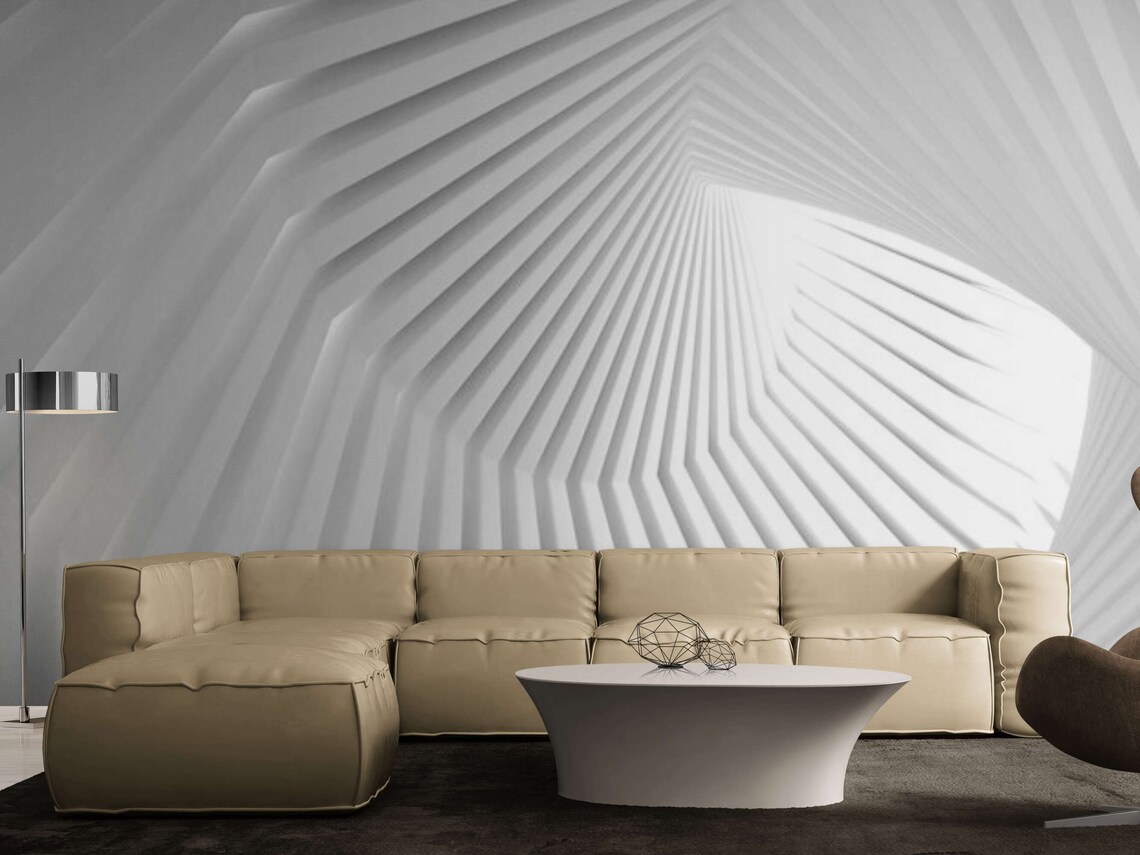 Modern 3d Wallpaper Mural Photo Wall Paper Custom Wallpapers - Etsy