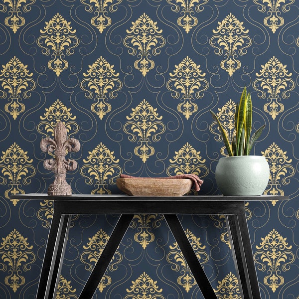Damask Wall Decor - Etsy