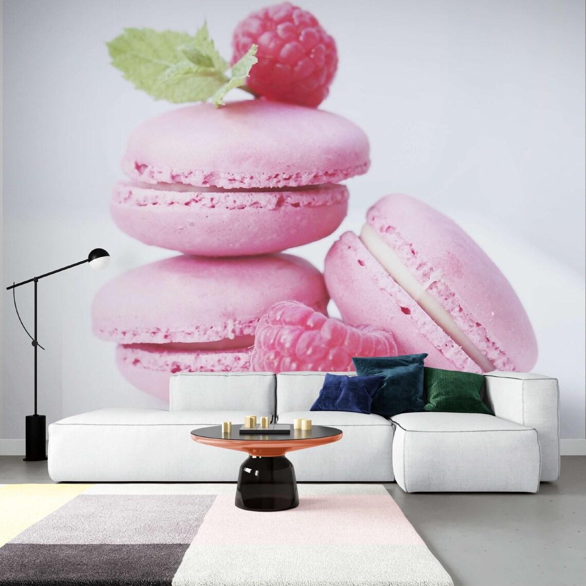 Macarons Photo Wallpaper: Custom Kitchen Cafe Wall Mural - Etsy