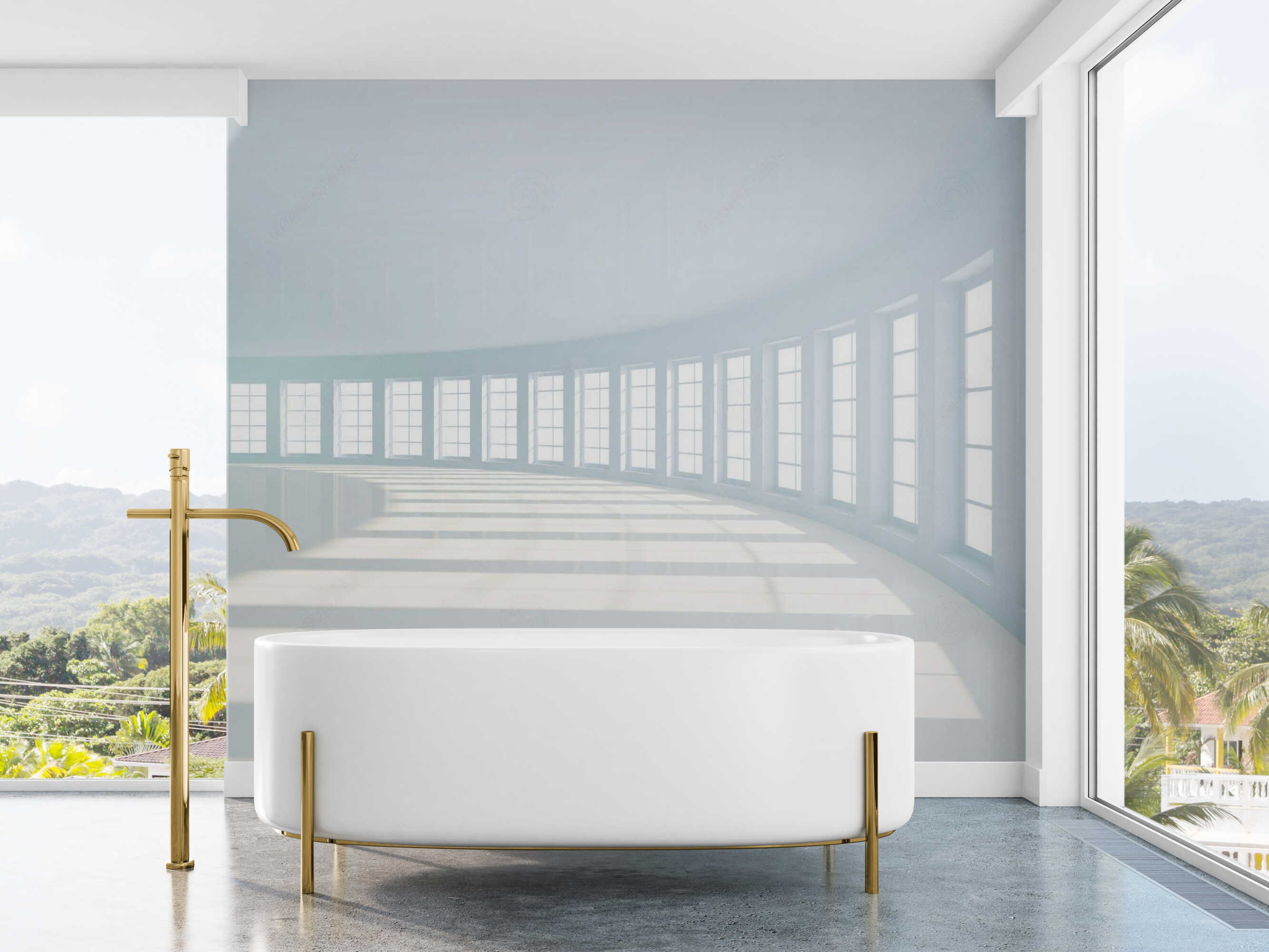 Expanding Space Modern 3D Wallpapers & Wall Murals - Peel and Stick ...