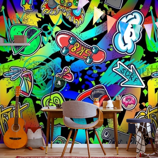 Vinyl Wallpaper - Etsy