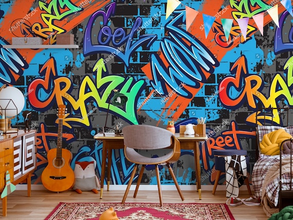Graffiti Wallpaper For Bedrooms