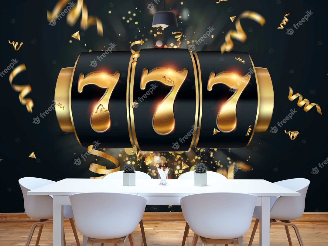 Casino Roulette 777 Wall Mural Photo Wallpaper, Self-adhesive or ...