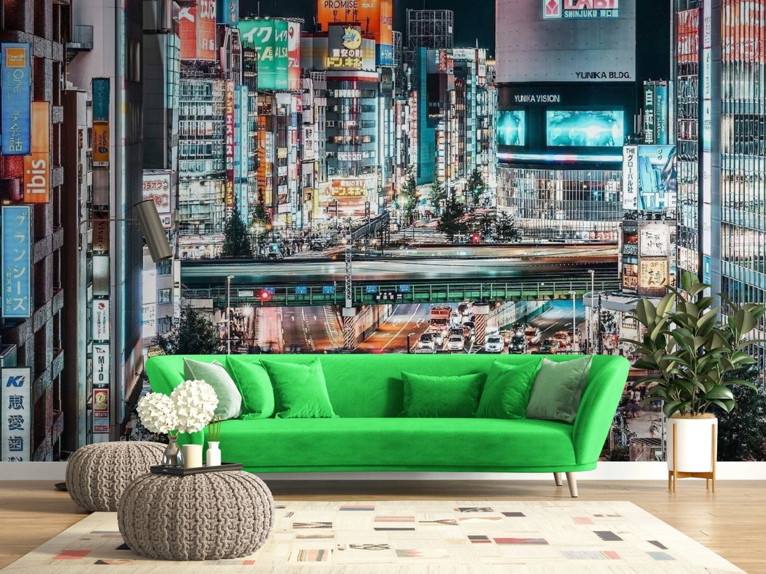 Cityscape 3D Wallpaper Wall Mural Accent Wall Paper Adhesive Custom ...