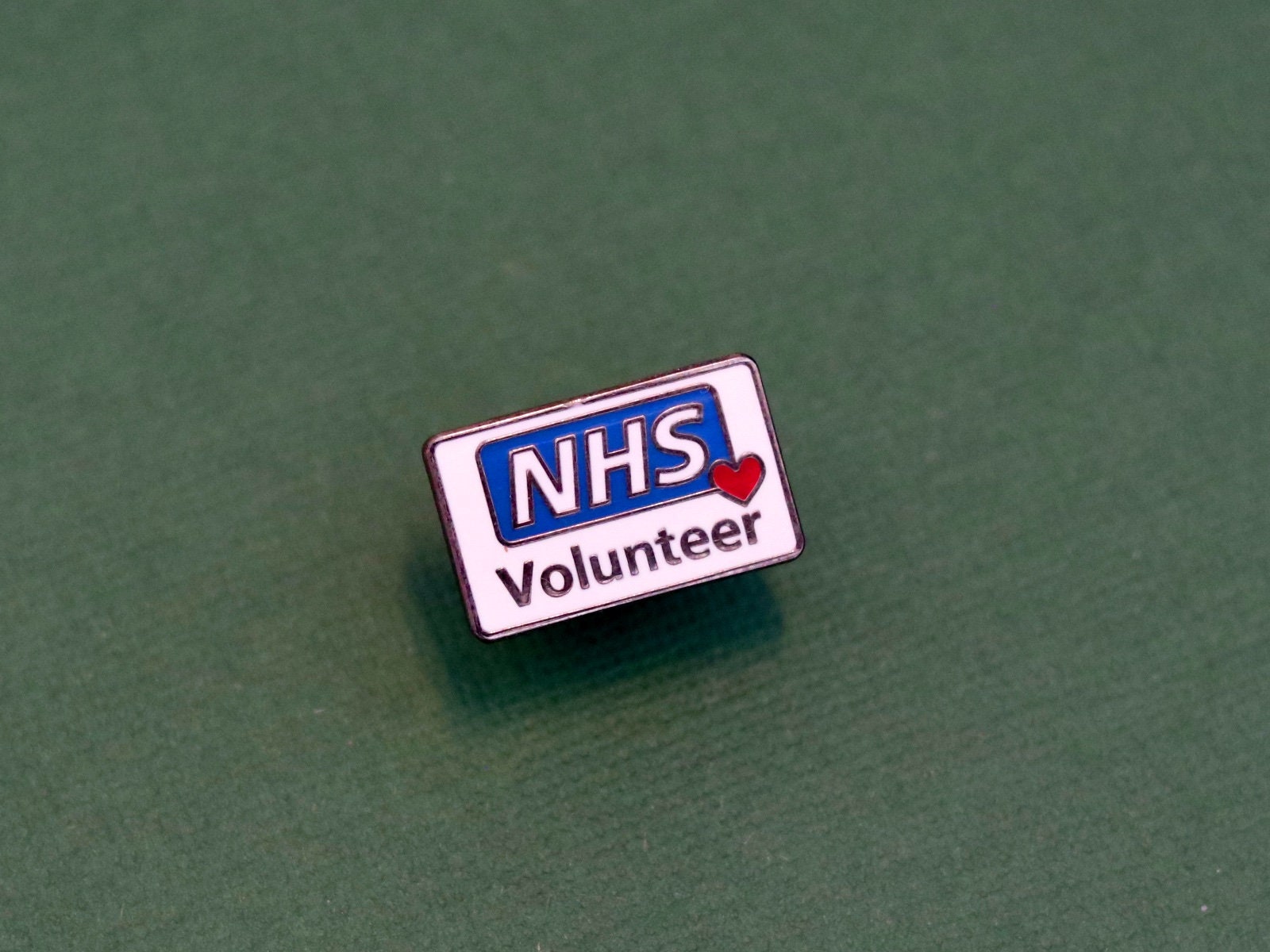 Mini NHS Volunteer Pin Badge - Etsy UK