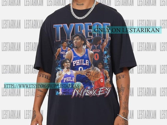 Tyrese Maxey Philadelphia 76ers 90s Style Vintage Bootleg Tee - Etsy ...