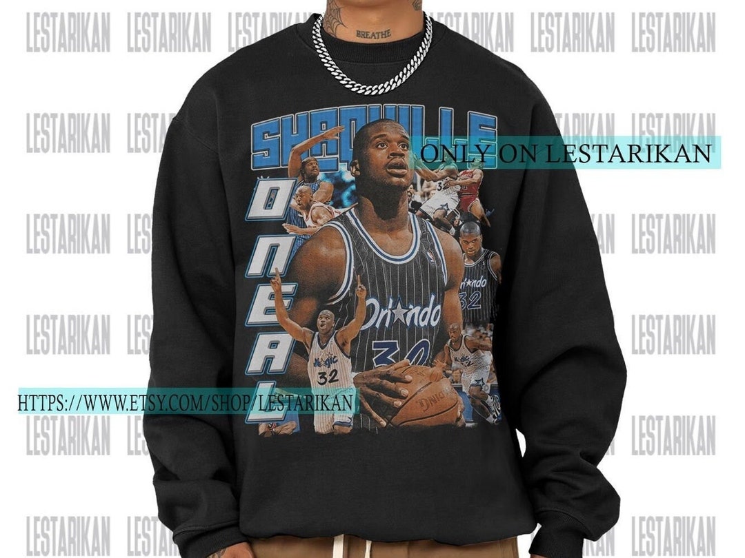 Vintage Shaquille O'neal Magic Gildan 18000 Sweatshirt, Unisex ...