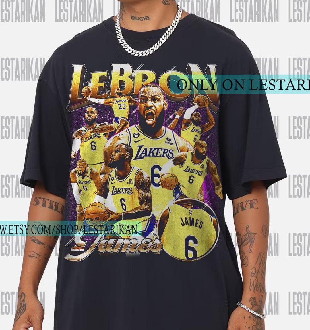 Lebron James Unisex Tee, Basketball Fan Shirt, Sports T-shirt, Player ...