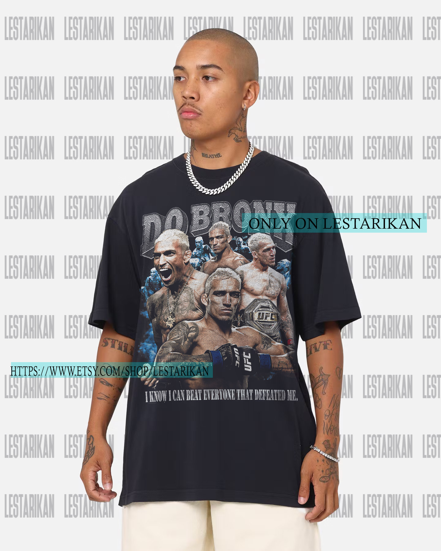 Do Bronx Vintage Shirt Charles Oliveira T-shirt Brazilian - Etsy