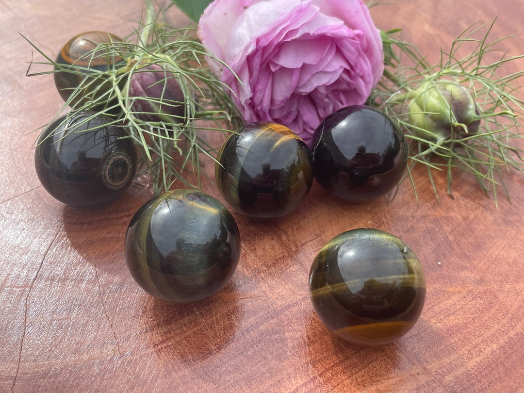 Blue Tigers Eye Sphere - Etsy