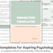 Sharon B Reflective Templates for Aspiring Psychologists || Reflective ...