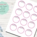 Pink Rainbow Confetti Cupcake Toppers in 2 Sizes, With EDITABLE Text - Etsy