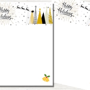 Christmas Writing Paper Christmas Holiday Stationery - Etsy