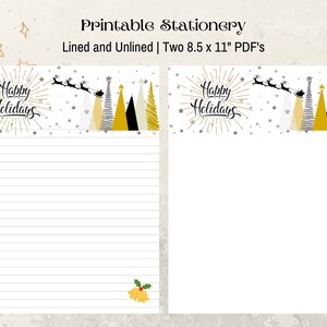 Christmas Writing Paper Christmas Holiday Stationery - Etsy
