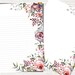 Floral Writing Paper Printable Stationery Note Pages or Journal Paper ...