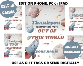 Solar System Thank You - Etsy