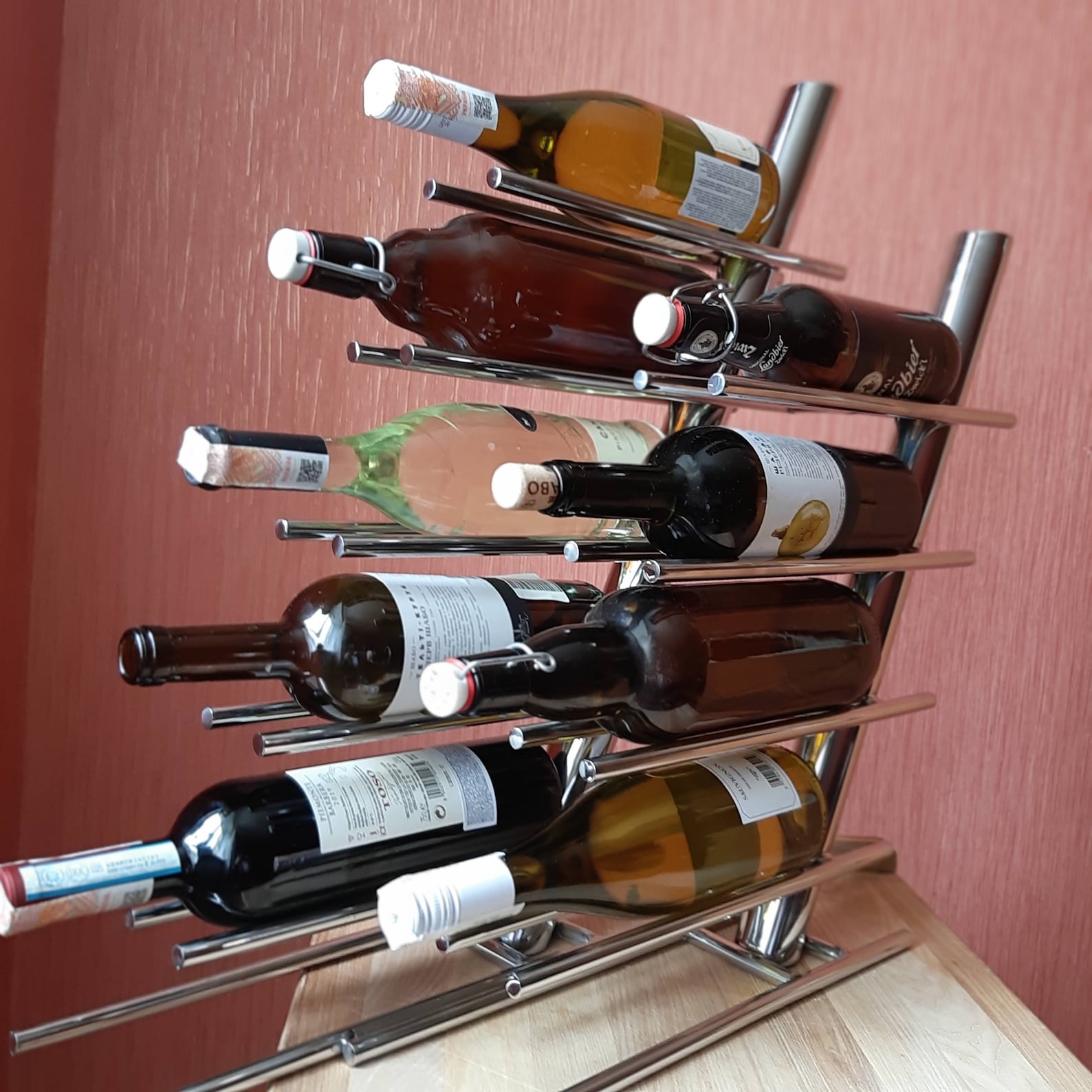 Vertical Wine Rack Wine Bottle Stand Stainless Steel Rack - Etsy
