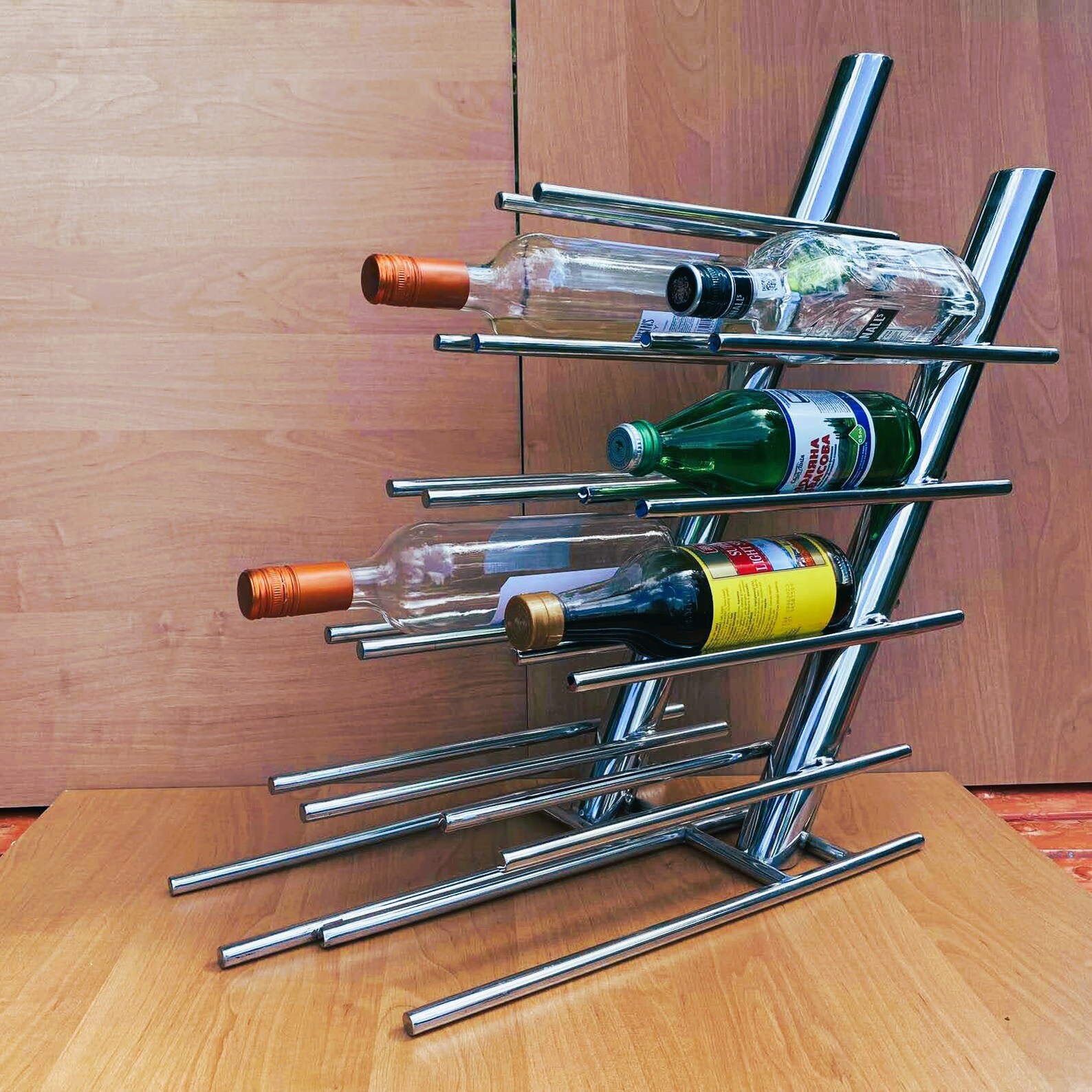 Vertical Wine Rack Wine Bottle Stand Stainless Steel Rack - Etsy