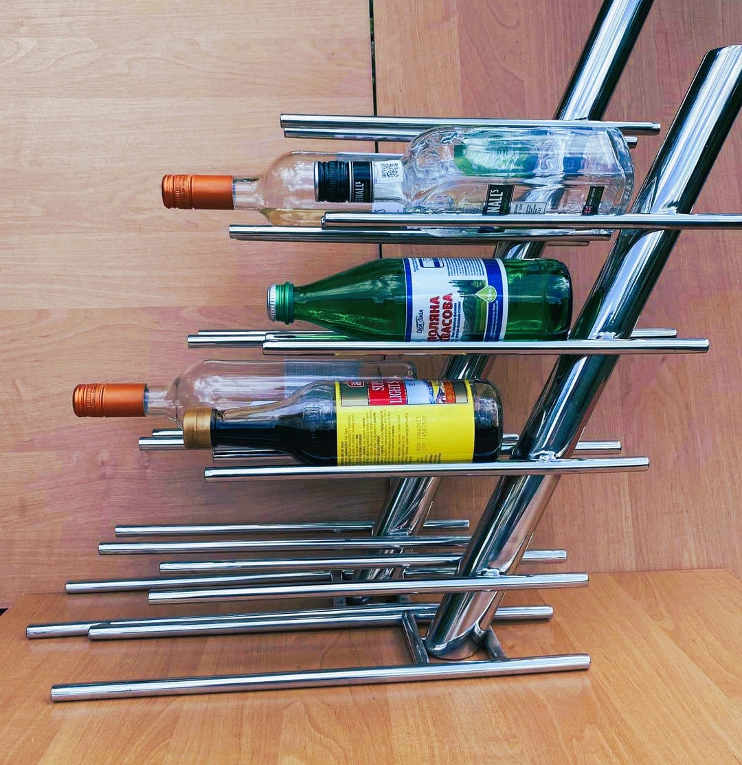 Vertical Wine Rack Wine Bottle Stand Stainless Steel Rack - Etsy
