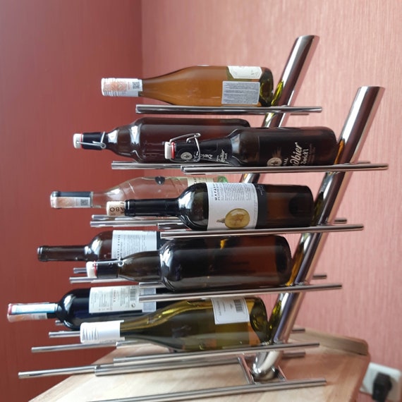 Vertical Wine Rack Wine Bottle Stand Stainless Steel Rack - Etsy