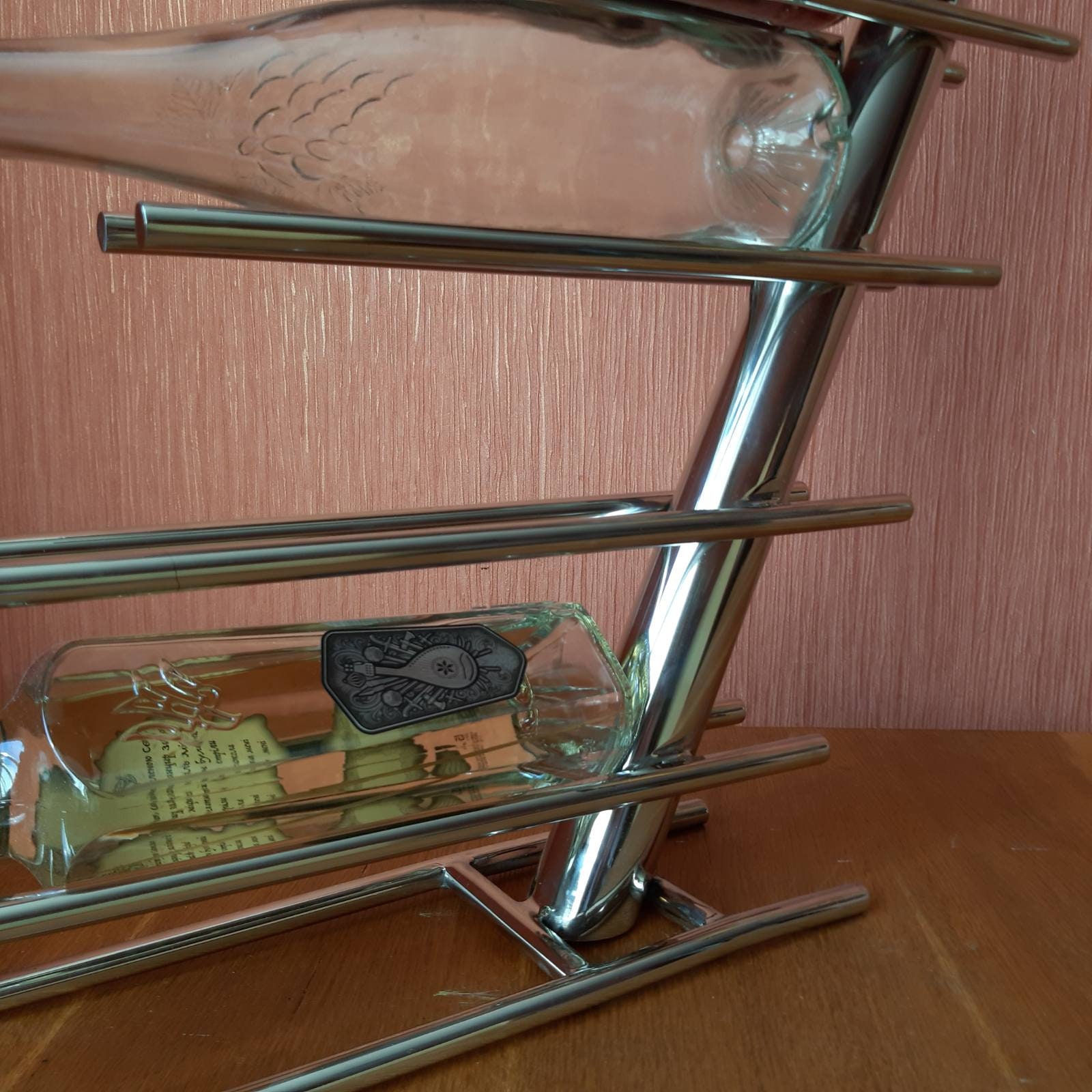 Vertical Wine Rack Wine Bottle Stand Stainless Steel Rack - Etsy