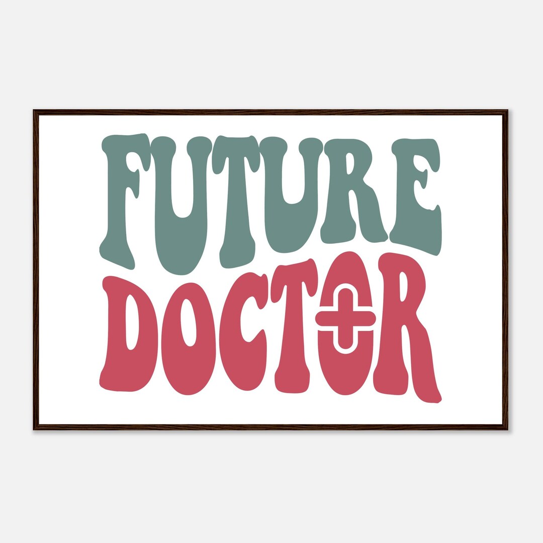Future Doctor Poster - Etsy