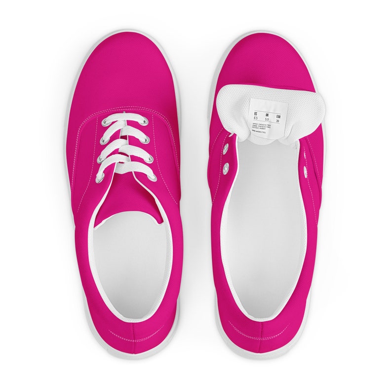 Women’s Pink Canvas Shoes - Etsy Canada