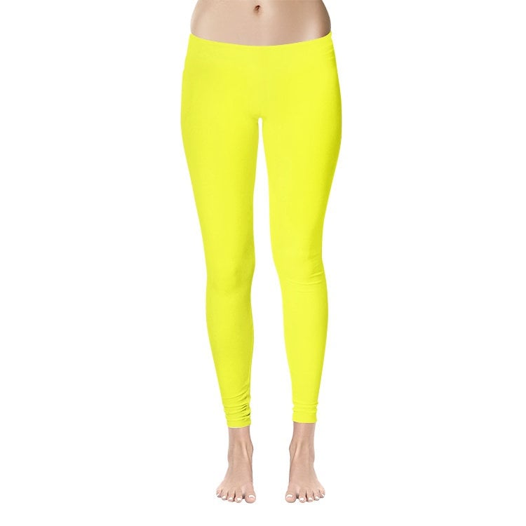 Yellow Leggings Women's Temp Control Cotton Leggings - Etsy
