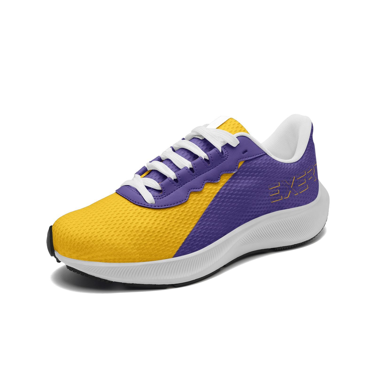 Purple and Gold Running Shoes Unisex Sizes - Etsy