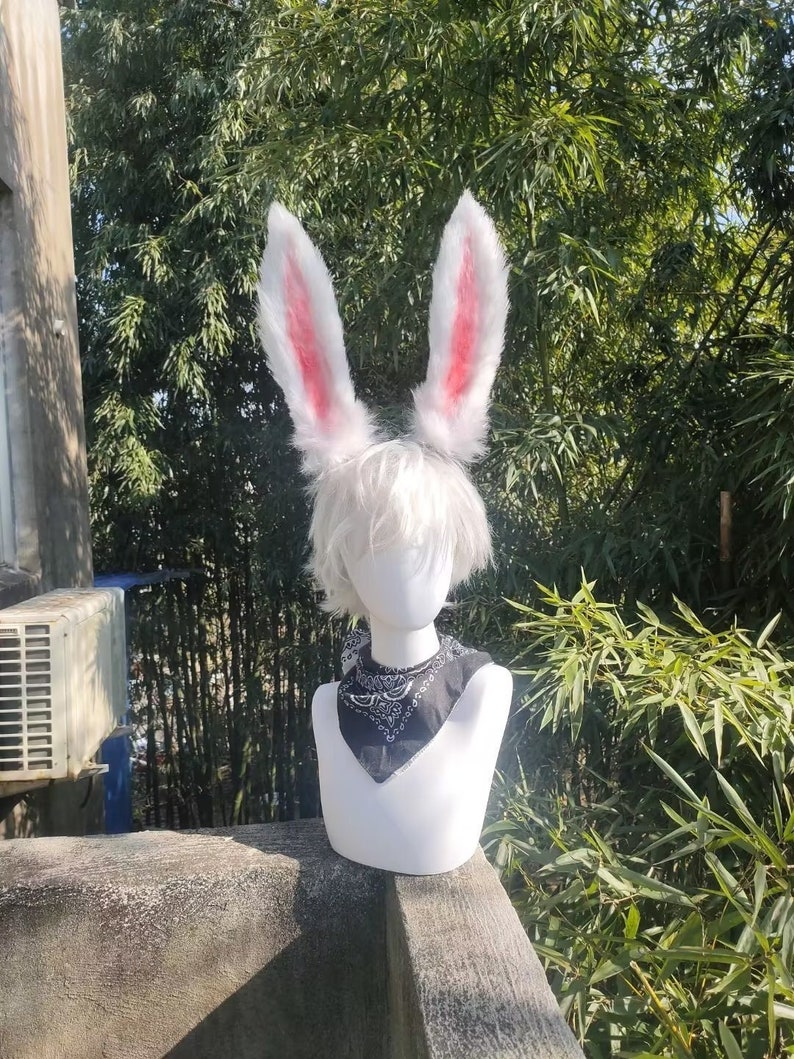 White Rabbit Earscute Luxury Realistic Donkey Ears - Etsy