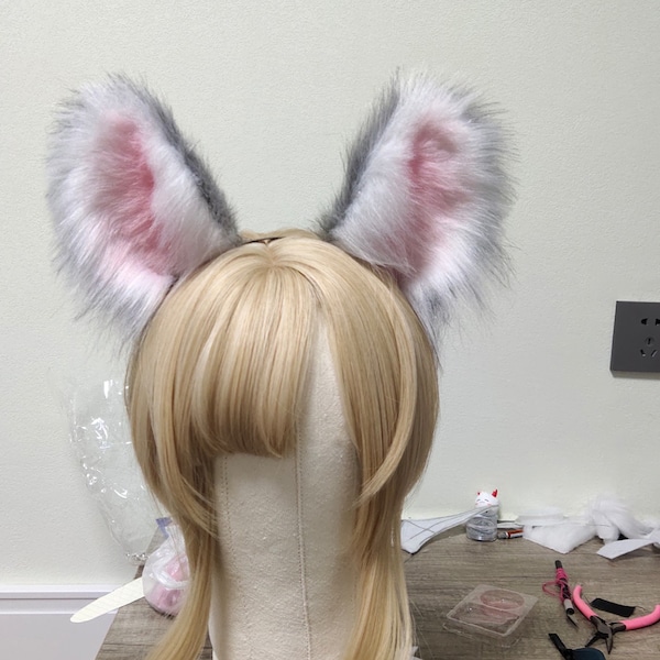 Realistic Gray Mouse Ears - Etsy