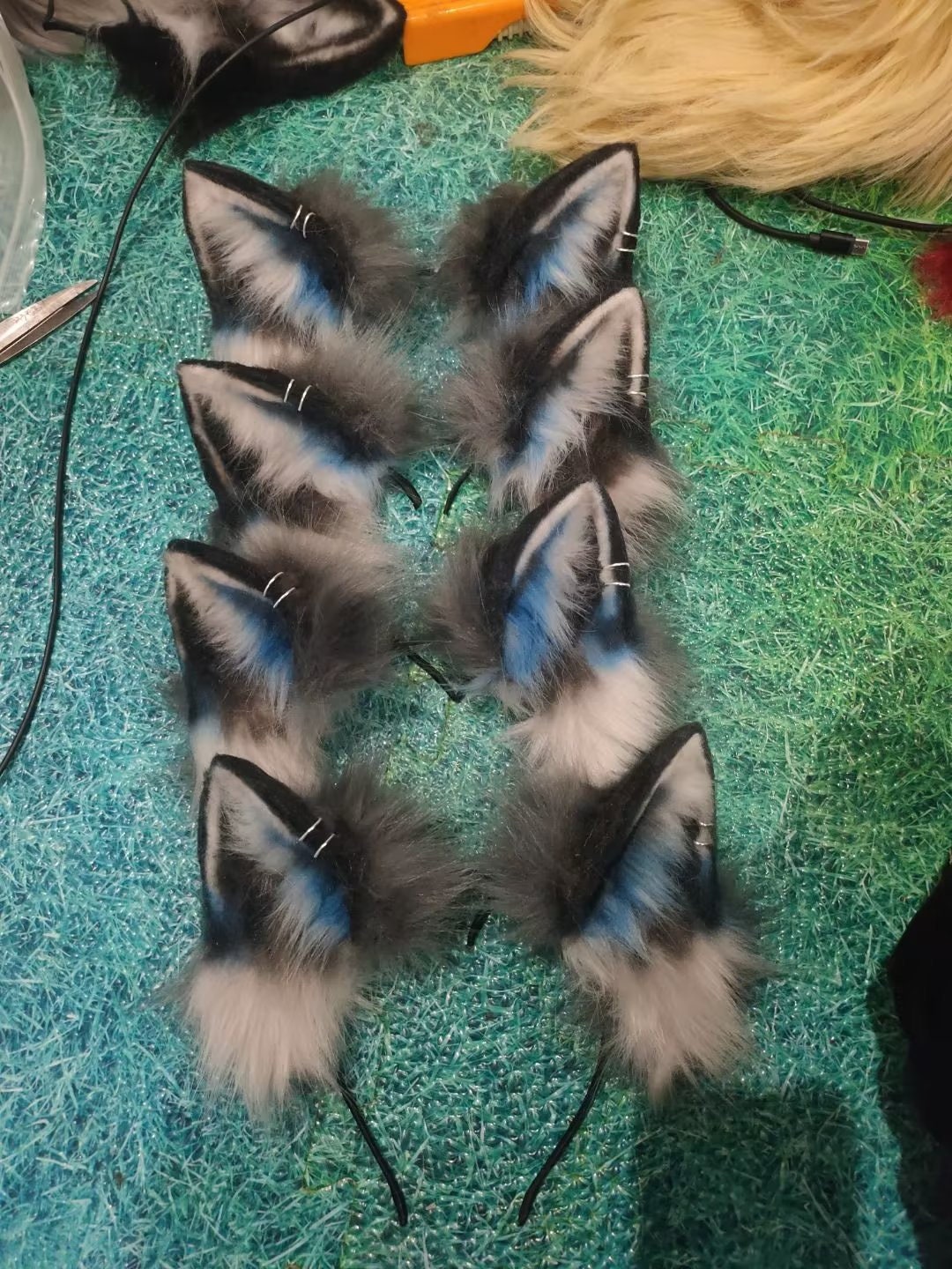 Blue Grey Wolf Earscute Luxury Realistic Dog Ears - Etsy