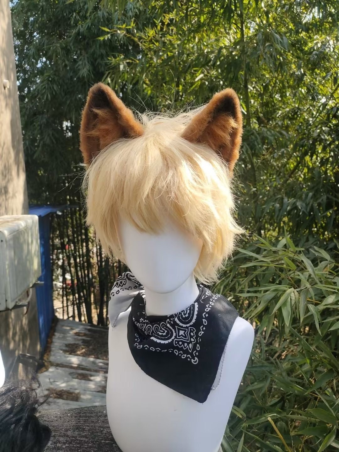 Yellow Dog Ears，cute Luxury Realistic Dog Ears Headband,halloween ...
