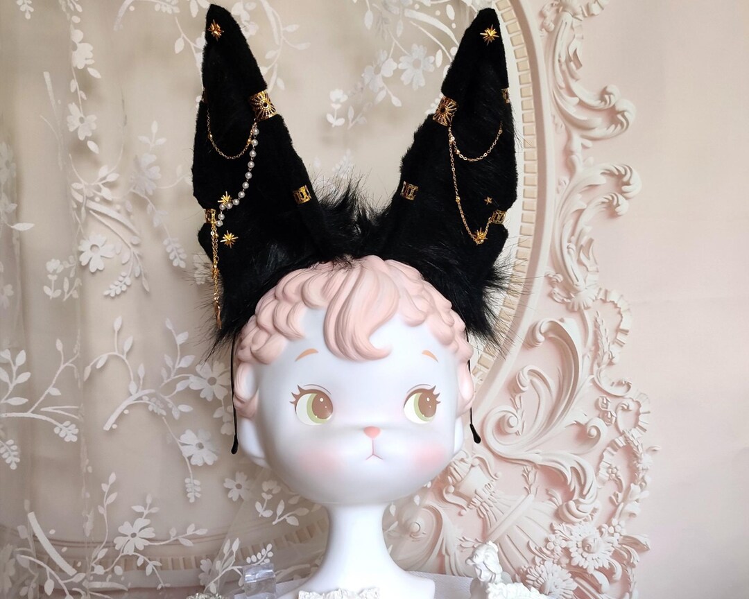 Anubis Wolf Ears，cute Luxury Realistic Fox Ears Headband,halloween ...