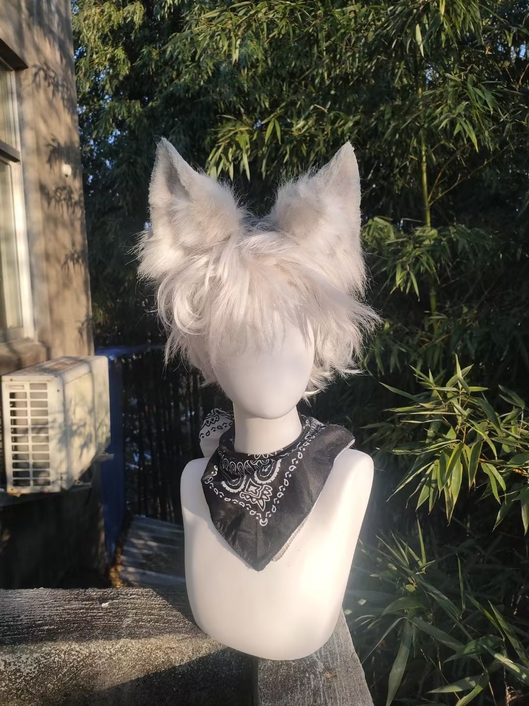 Samoyed Ears，cute Luxury Realistic Dog Ears Headband,halloween Animal ...