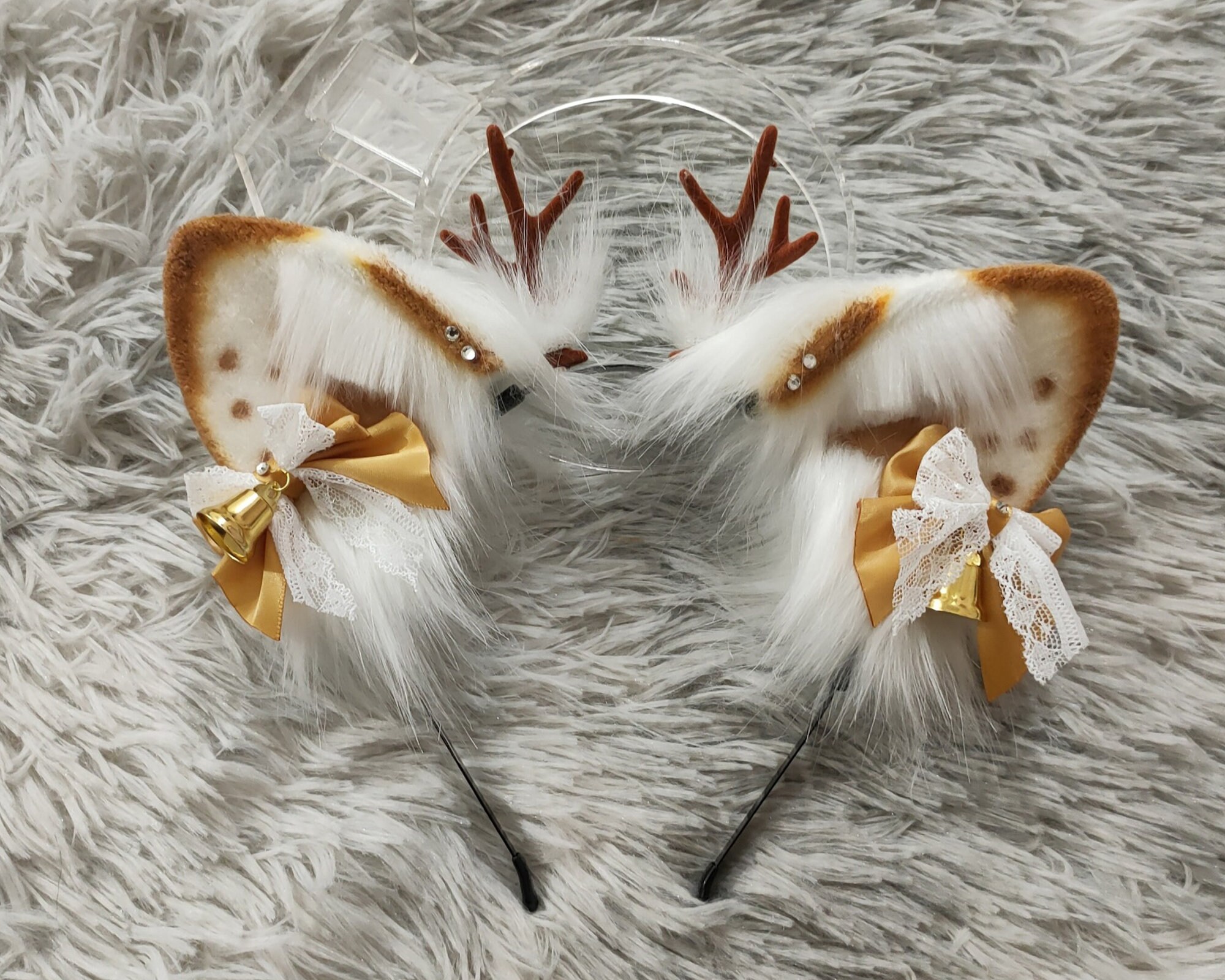 Brown Deer Earcute Luxury Realistic Antler Ears - Etsy