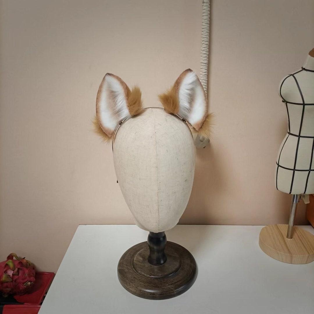 Firewood Dog Ears，cute Luxury Realistic Ears Headband,halloween Animal ...