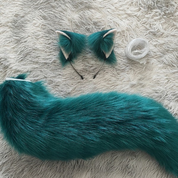 Green Cat Ears - Etsy