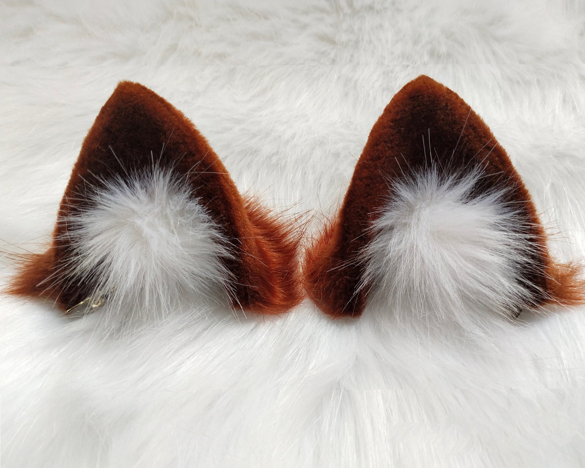 Orange Cat Earscute Luxury Realistic Kitty Ears - Etsy