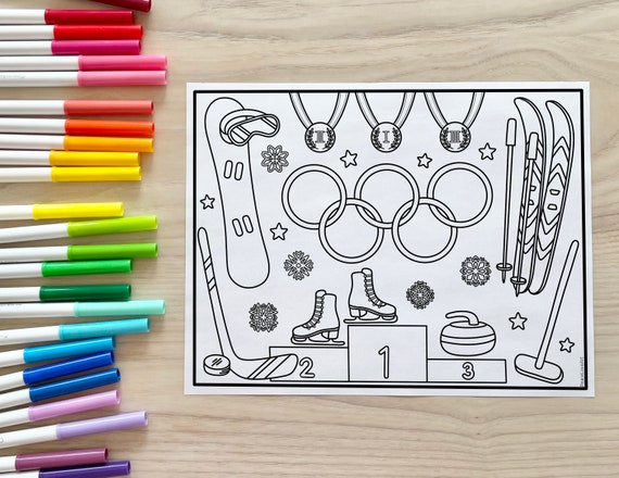 Olympic Coloring Pages 2022