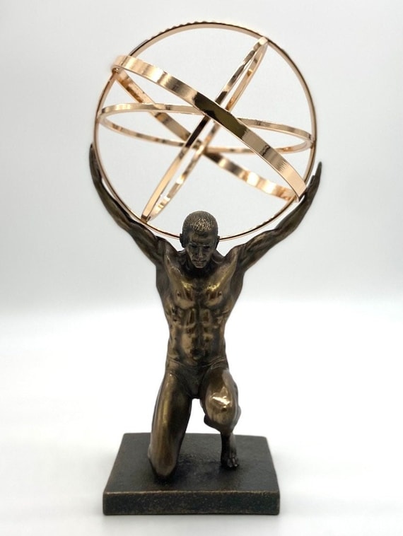 Atlas Holding The World Statue