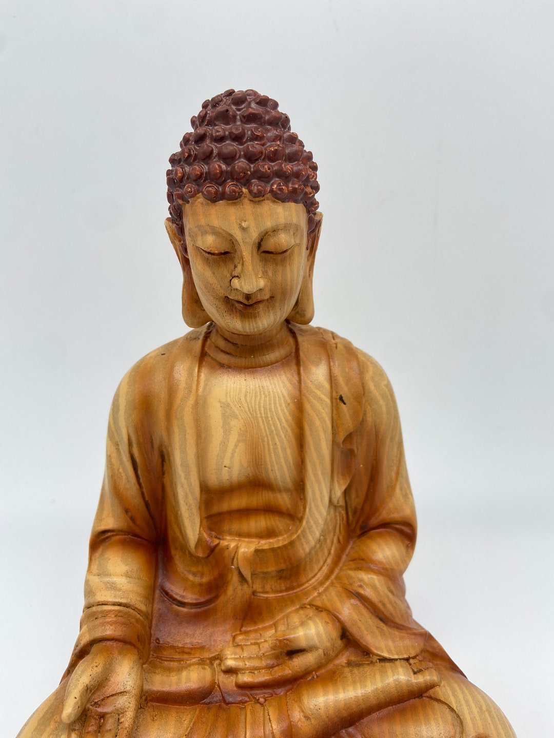 Wooden Buddha Statue, Statue of Wooden Buddha, Buddha Wooden, Wood ...