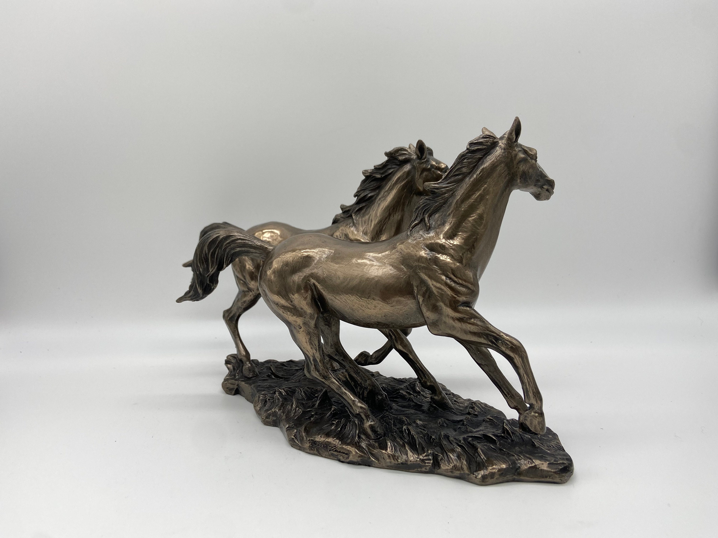 Running Horse Figurine Horse Running Statue Horse Galloping - Etsy