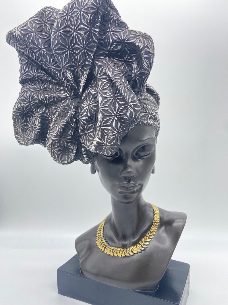 Statue of African American Lady African Lady Head Wrap - Etsy