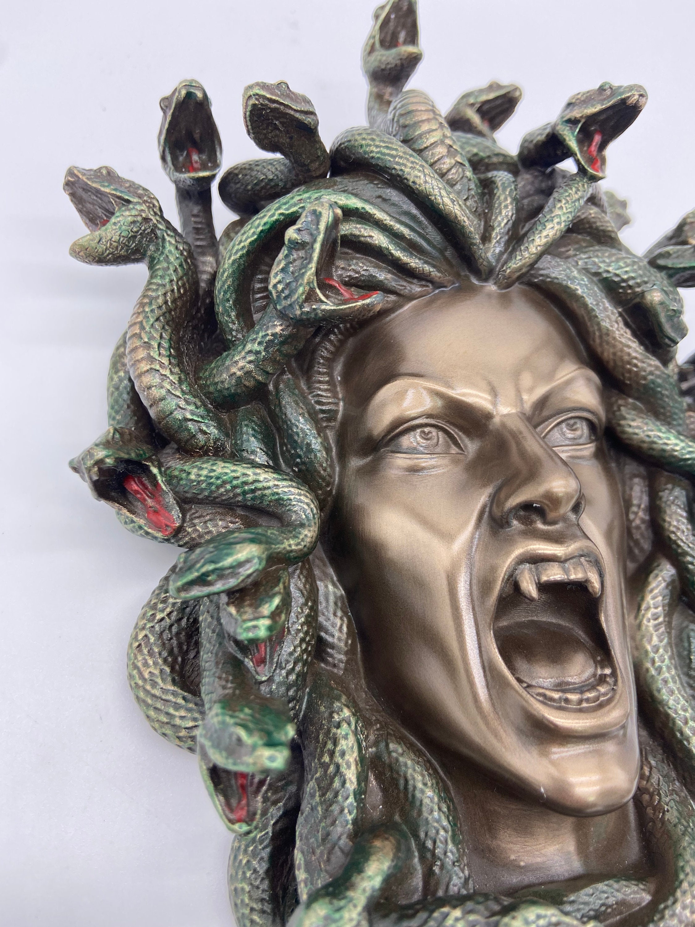 Medusa Medusa Head Piece Medusa Statue Medusa Decor Medusa - Etsy